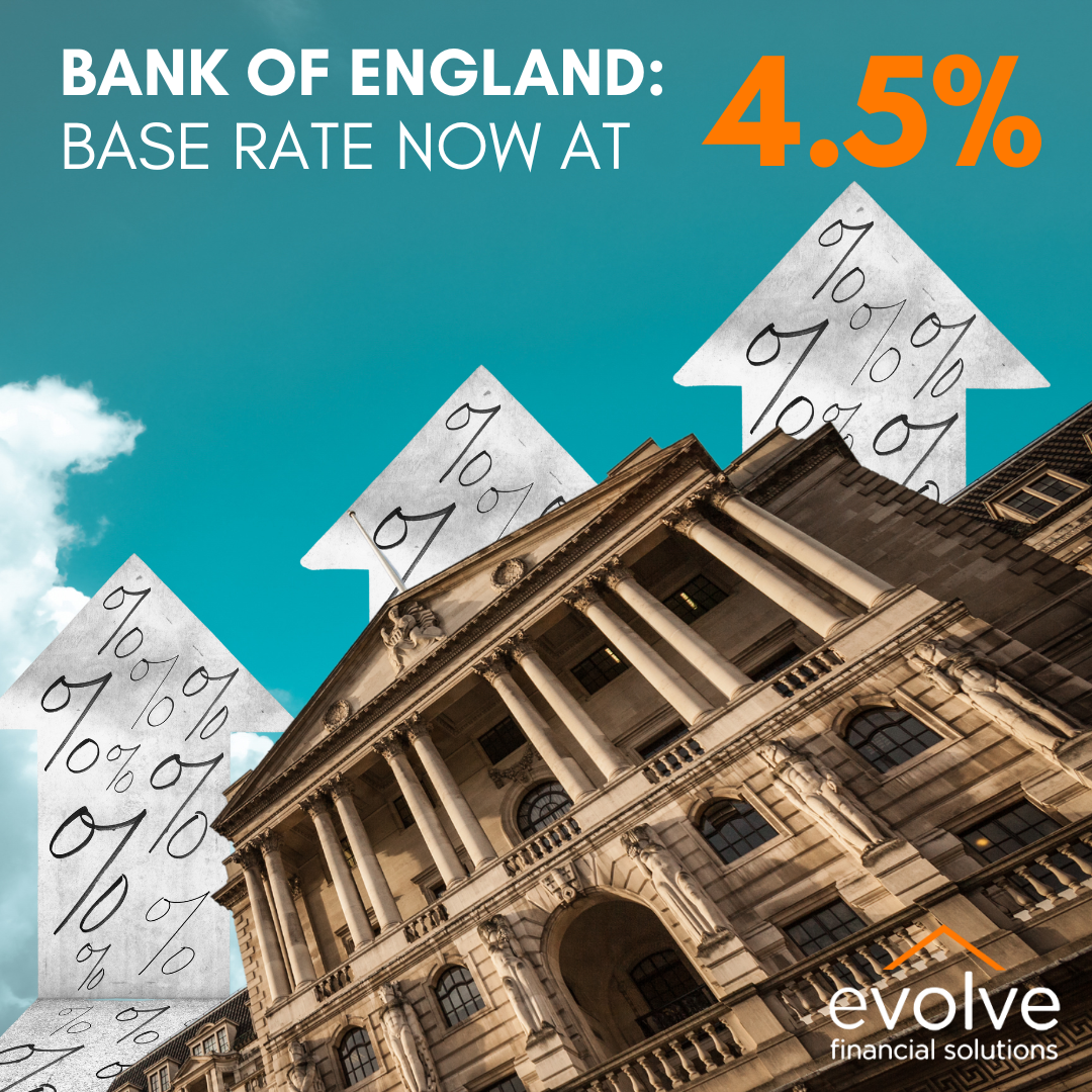 Bank of England Base Rate Increase | Evolve Financial Solutions